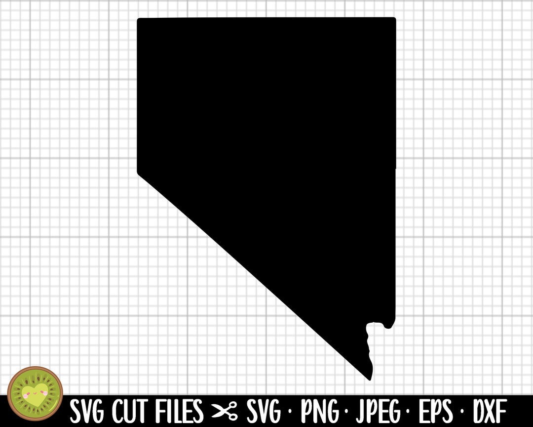 NEVADA Svg Png Silhouette Clipart Cricut Cut File Commercial - Etsy