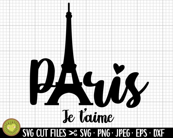 Paris Svg Paris Png Commercial Use - Etsy