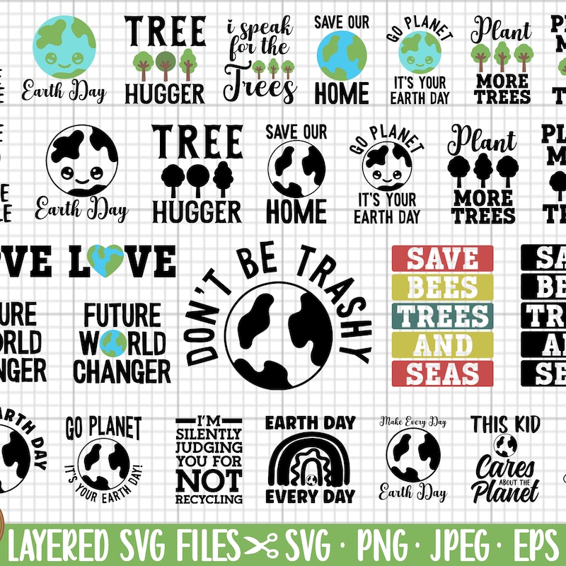 Earth Svg File - Etsy