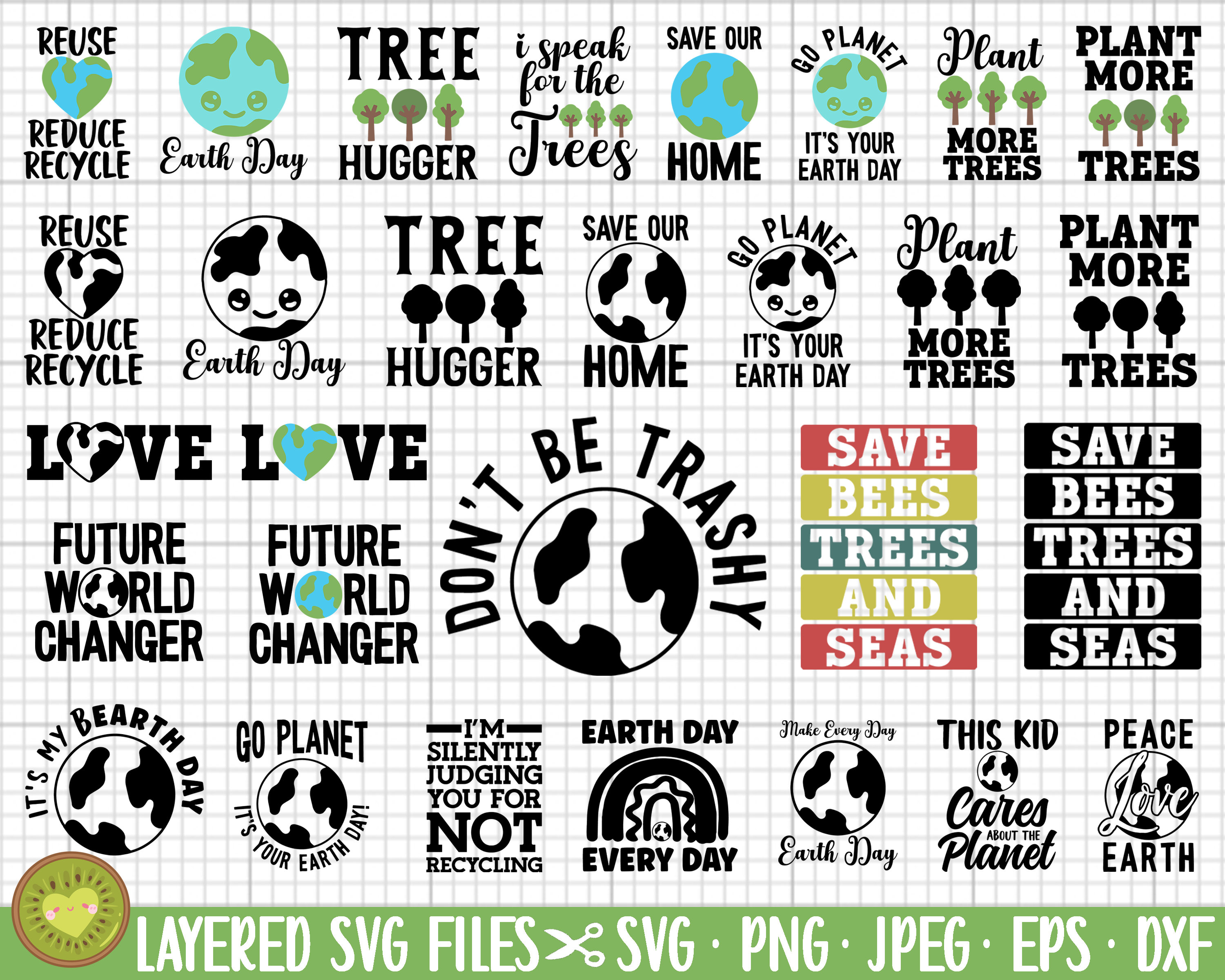 Earth Day Svg Bundle Earth Day Png Bundle Commercial Use Earth - Etsy