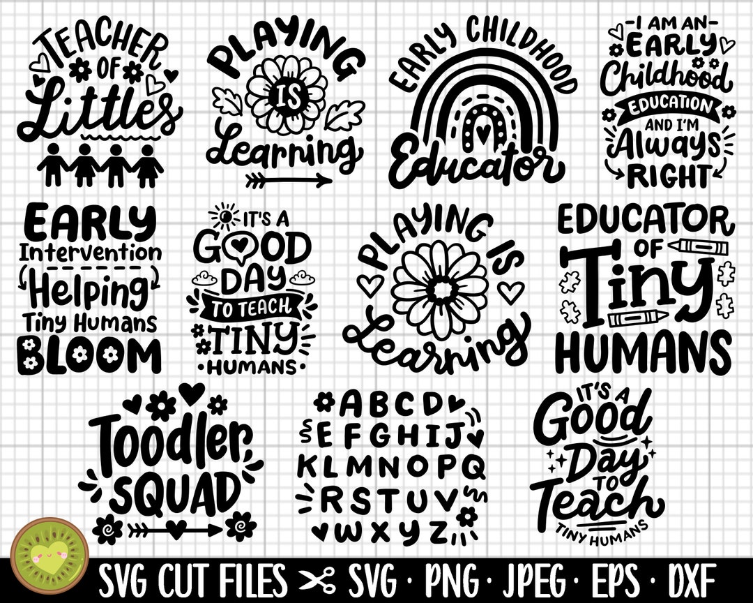 Early Childhood Education Svg Png Bundle Cricut Early Childhood ...