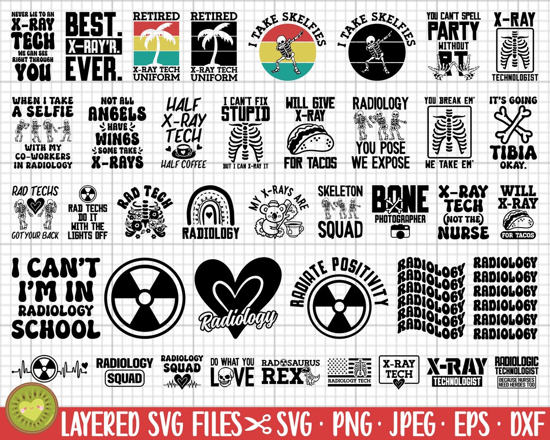 X Ray Tech Technician Svg Png Bundle - Etsy
