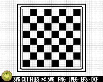 Chessboard Svg Clipart Png Chess Board Svg Commercial Use - Etsy