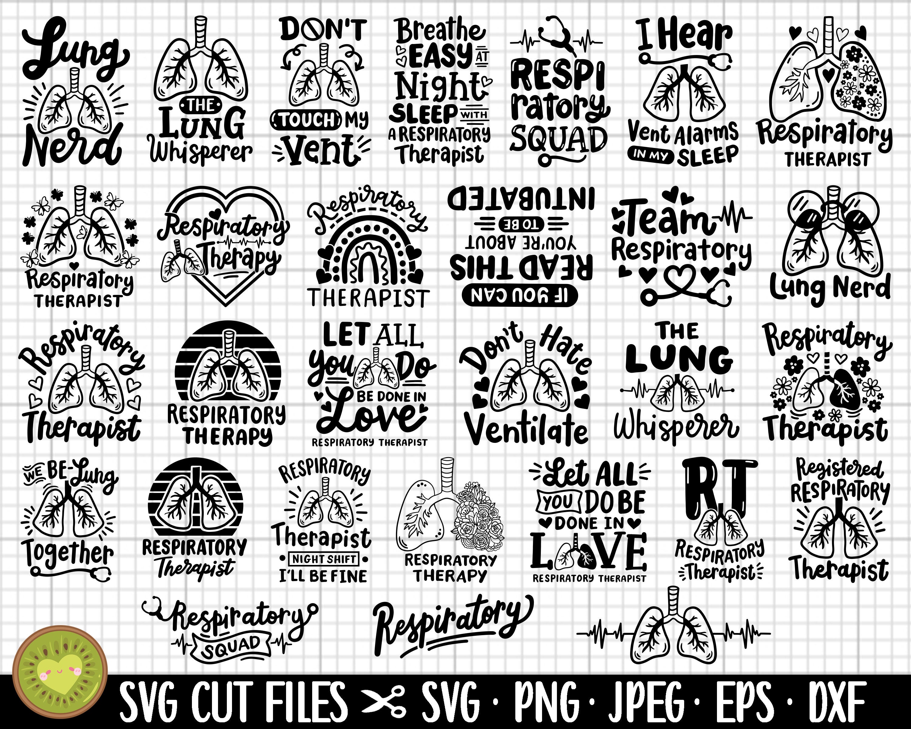 Respiratory Therapist Svg Png Rt Svg Png Cricut Cut Files Commercial ...