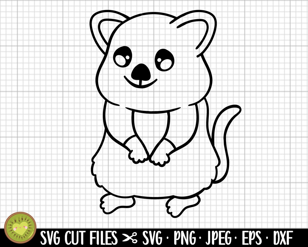 Lindo quokka ilustración quokka svg quokka png - Etsy México