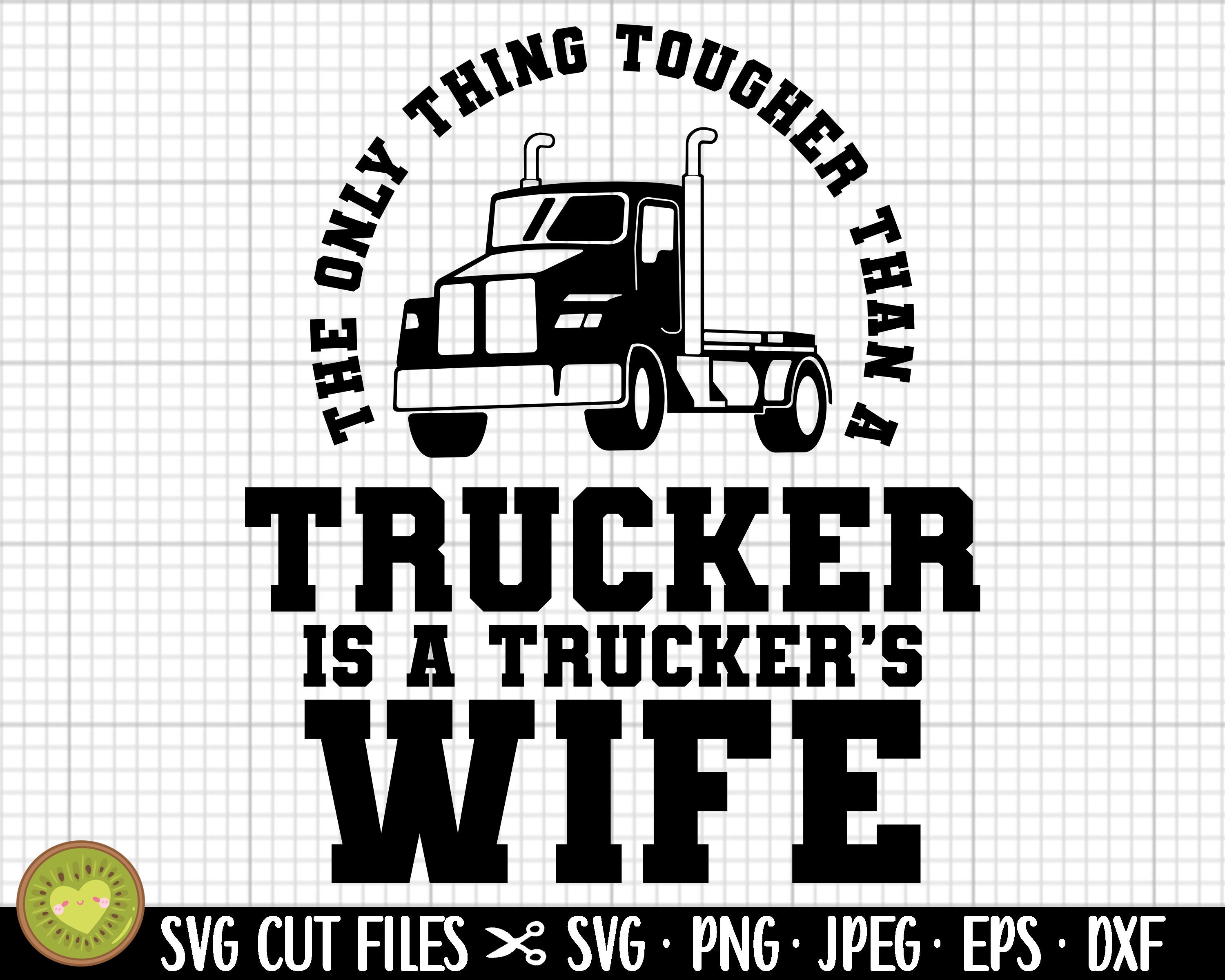 Trucker Svg Truck Driver Svg - Etsy