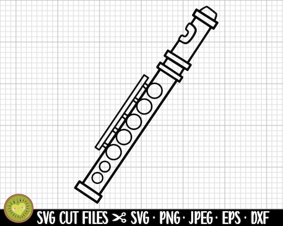 Flute Clipart Flute Svg Png Flute Design Flute Illustration - Etsy