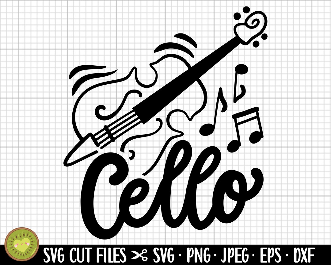 Cello Svg Png, Cello Svg Cricut - Etsy