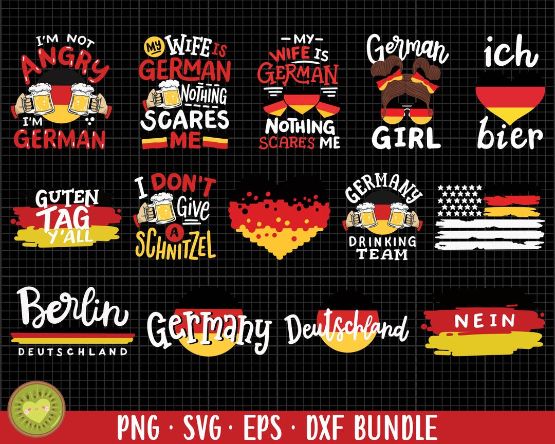 Germany Png Germany Svg German Png Bundle Sublimination Commercial Use ...