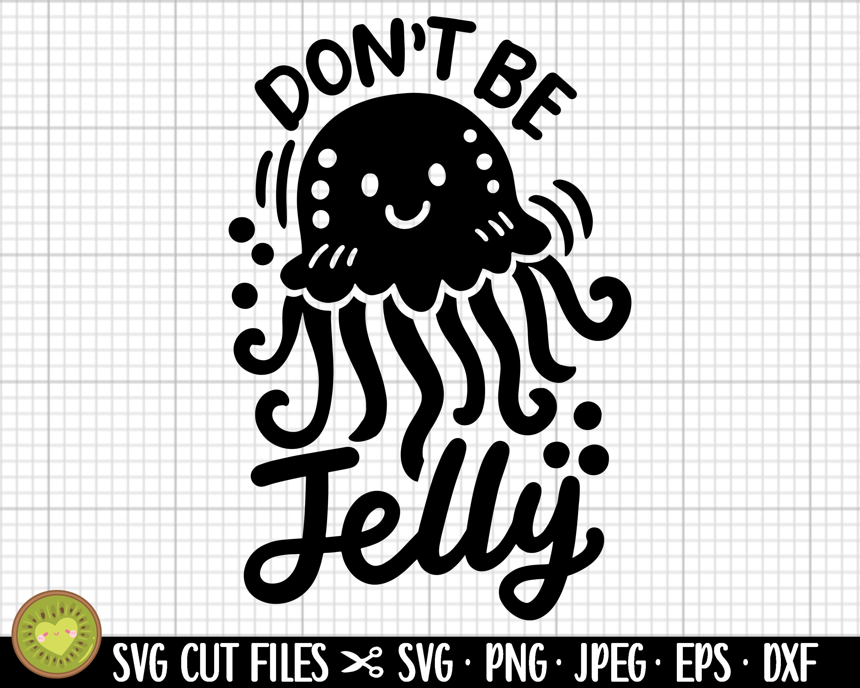 Jellyfish Svg Cricut Cut File Free Commercial Use Jellyfish Png Shirt ...