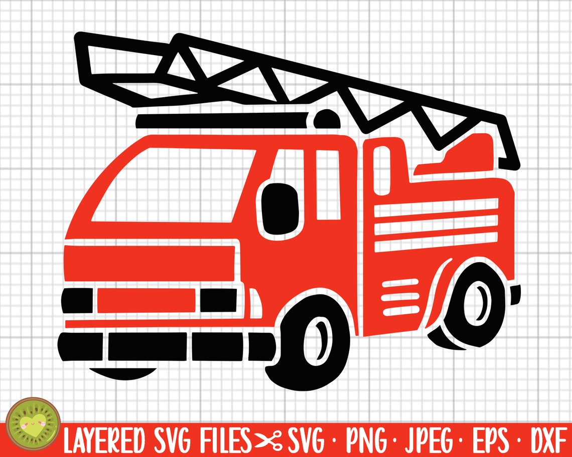 Fire Truck Svg Fire Truck Png Fire Truck Cut File Cricut - Etsy