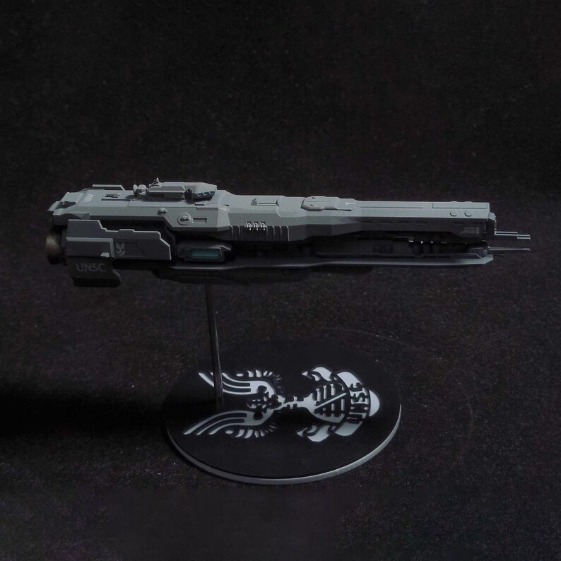 Strident-class Heavy Frigate Miniature, Halo Unsc 3d-printed Warship ...
