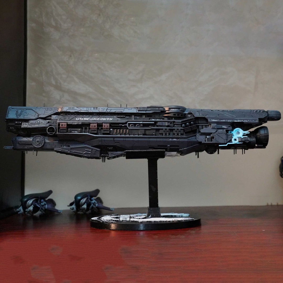 Halo Unsc Infinity 3d-printed Warship, Inf-101 Super Star Destroyer ...