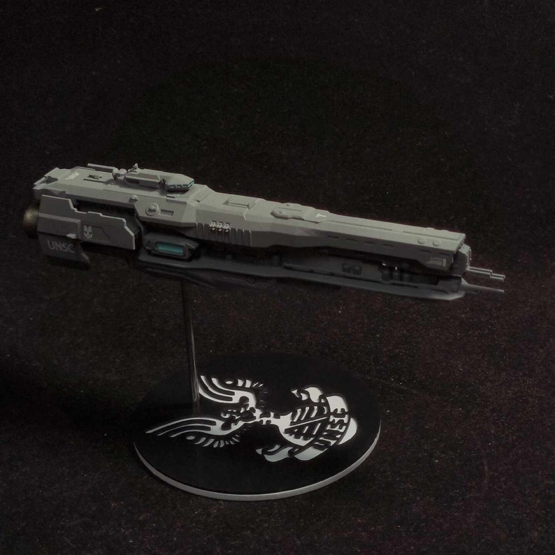 Strident-class Heavy Frigate Miniature, Halo Unsc 3d-printed Warship ...