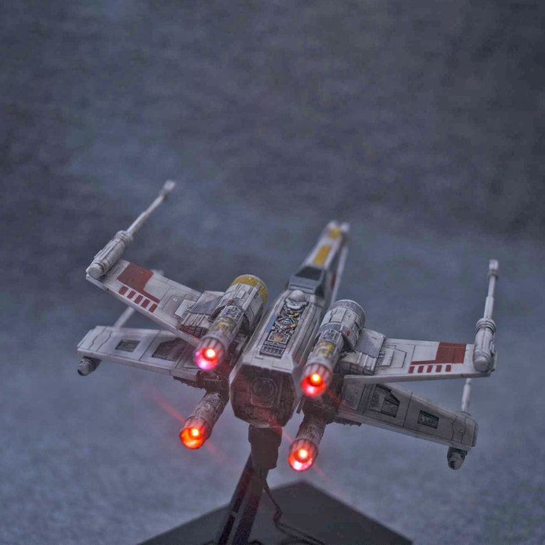 X-wing Starfighter 3d-printed Miniature Star War Resistance - Etsy