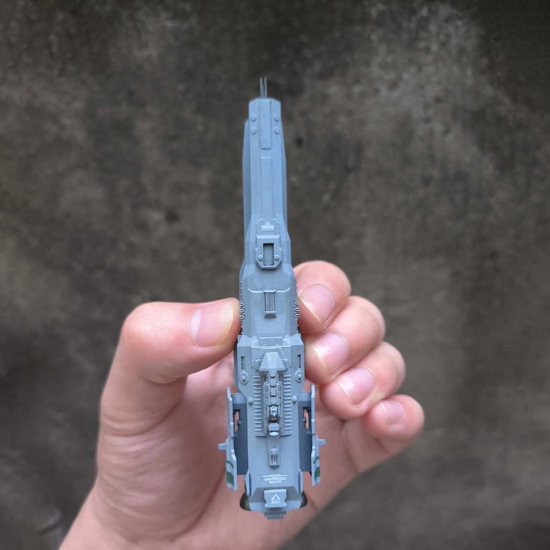 Strident-class Heavy Frigate Miniature, Halo Unsc 3d-printed Warship ...