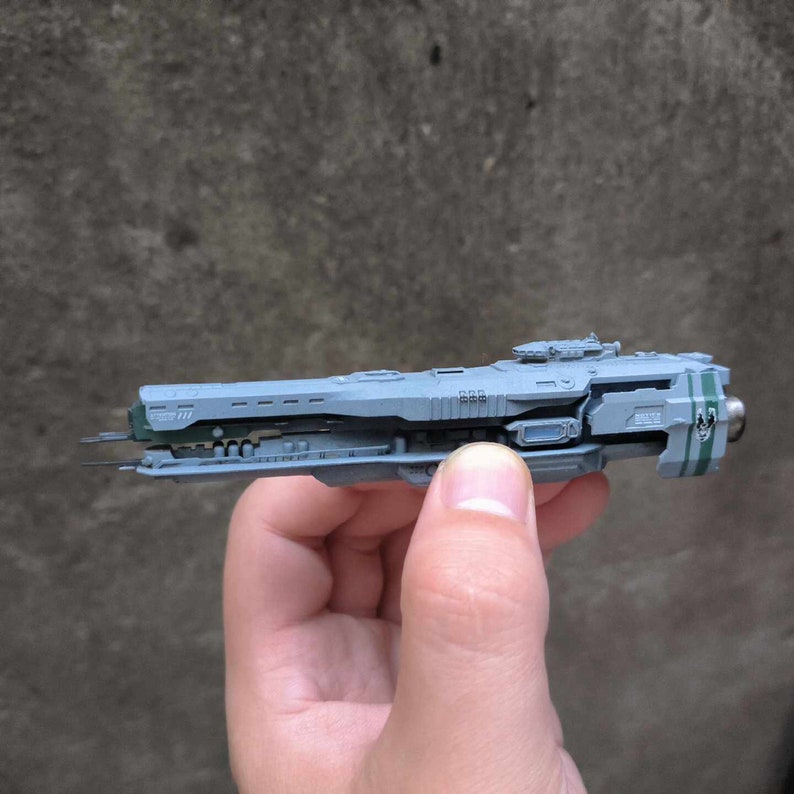 Strident-class Heavy Frigate Miniature, Halo Unsc 3d-printed Warship ...