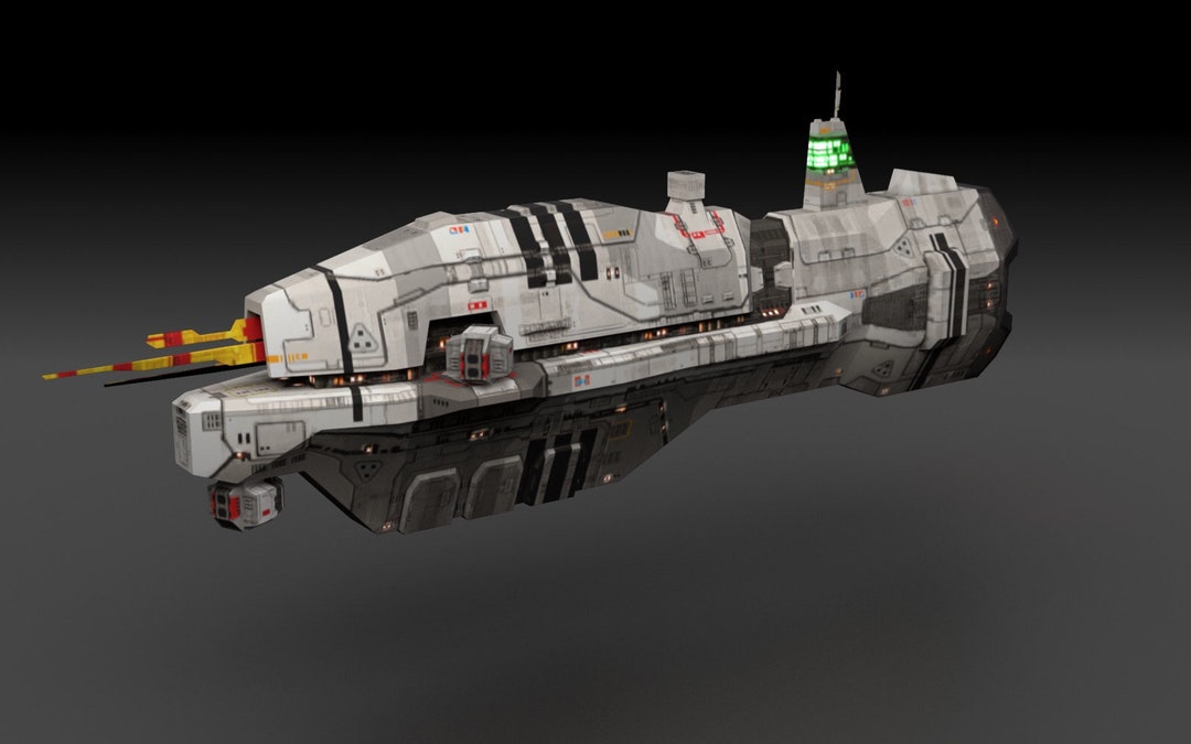 Homeworld 2 Vaygr Assault Frigate 3d-printed Model, Game Battleship ...