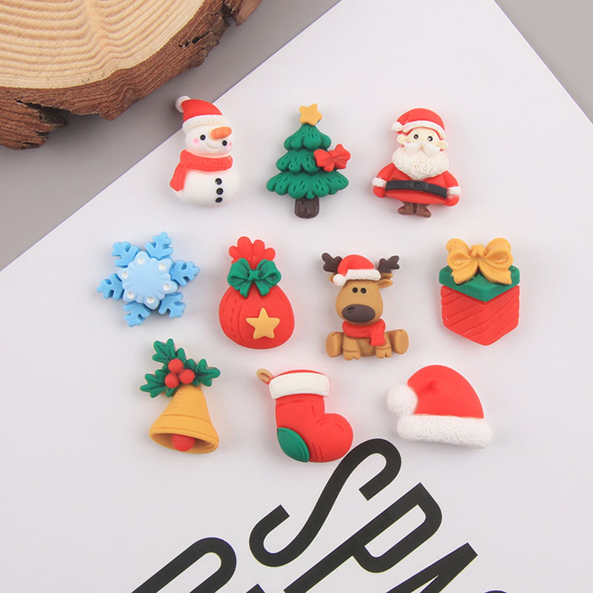 Guoxing Santa Claus Refrigerator Magnets Stickers Set,christmas ...