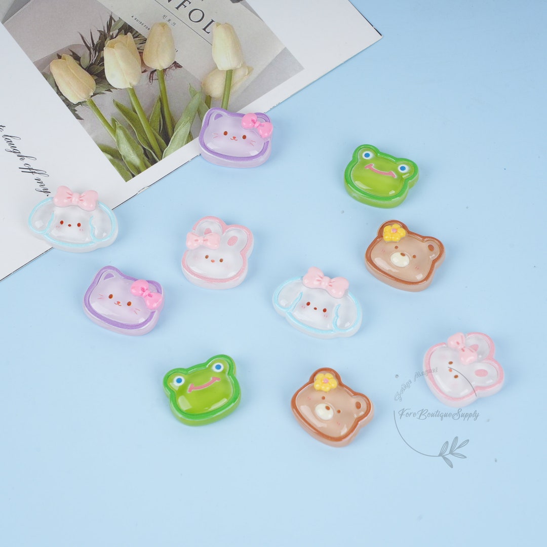 Cute Cartoon Fridge Magnet, Kawaii Bear Rabbit Dog Frog Cat ...