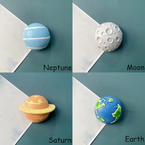 Eight Planets Fridge Magnet Outer Space Refrigerator Magnets - Etsy UK