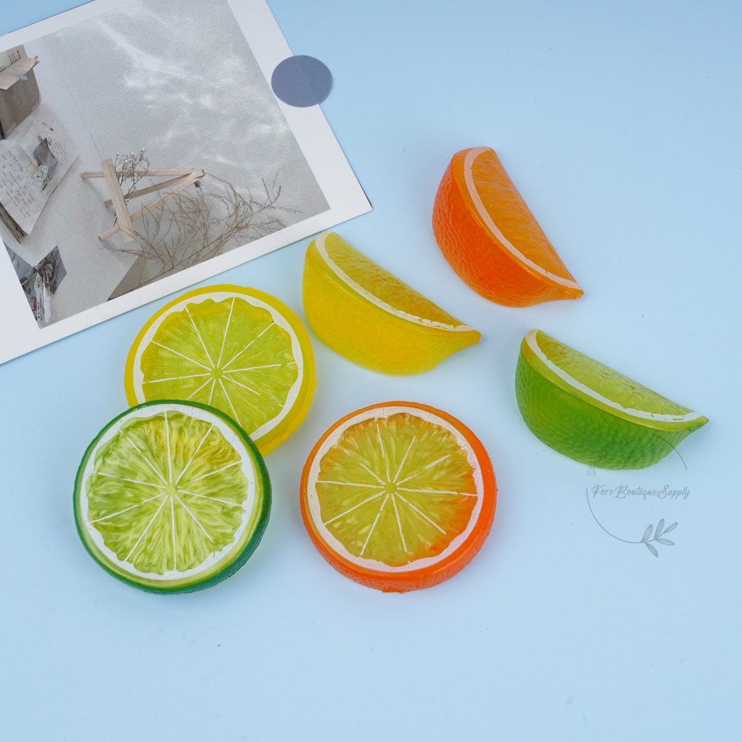 1pc Creative Lemon Slice Fridge Magnet, Simulation Fruits Refrigerator ...