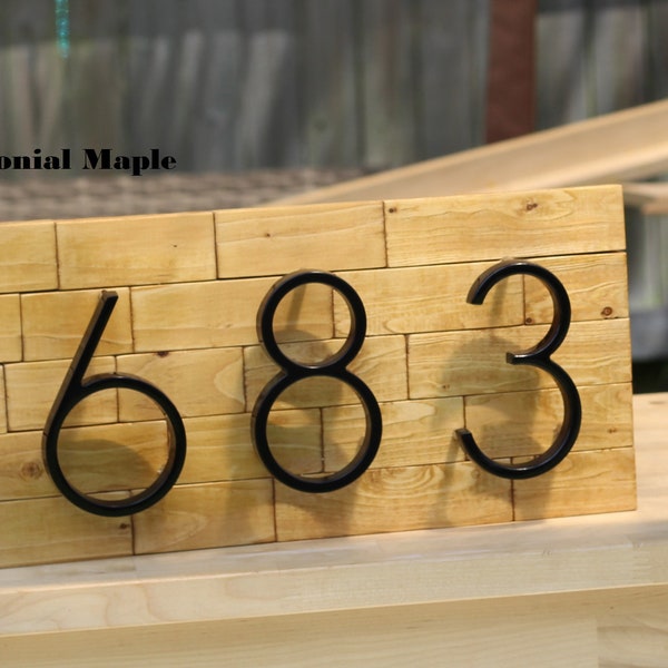 Colonial House Numbers - Etsy