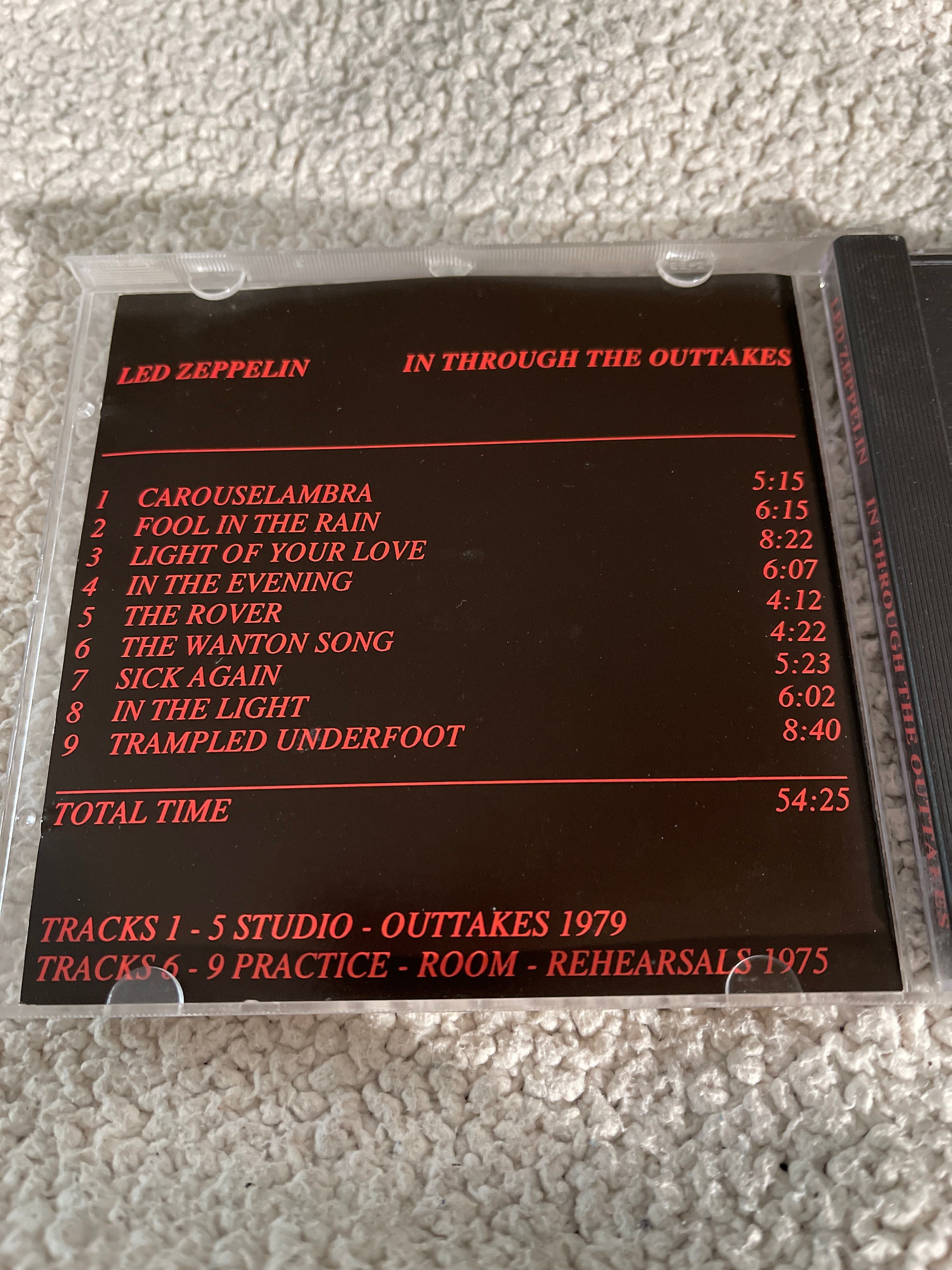 Led Zeppelin in Through the Outtakes Studio & Rehearsals - Etsy