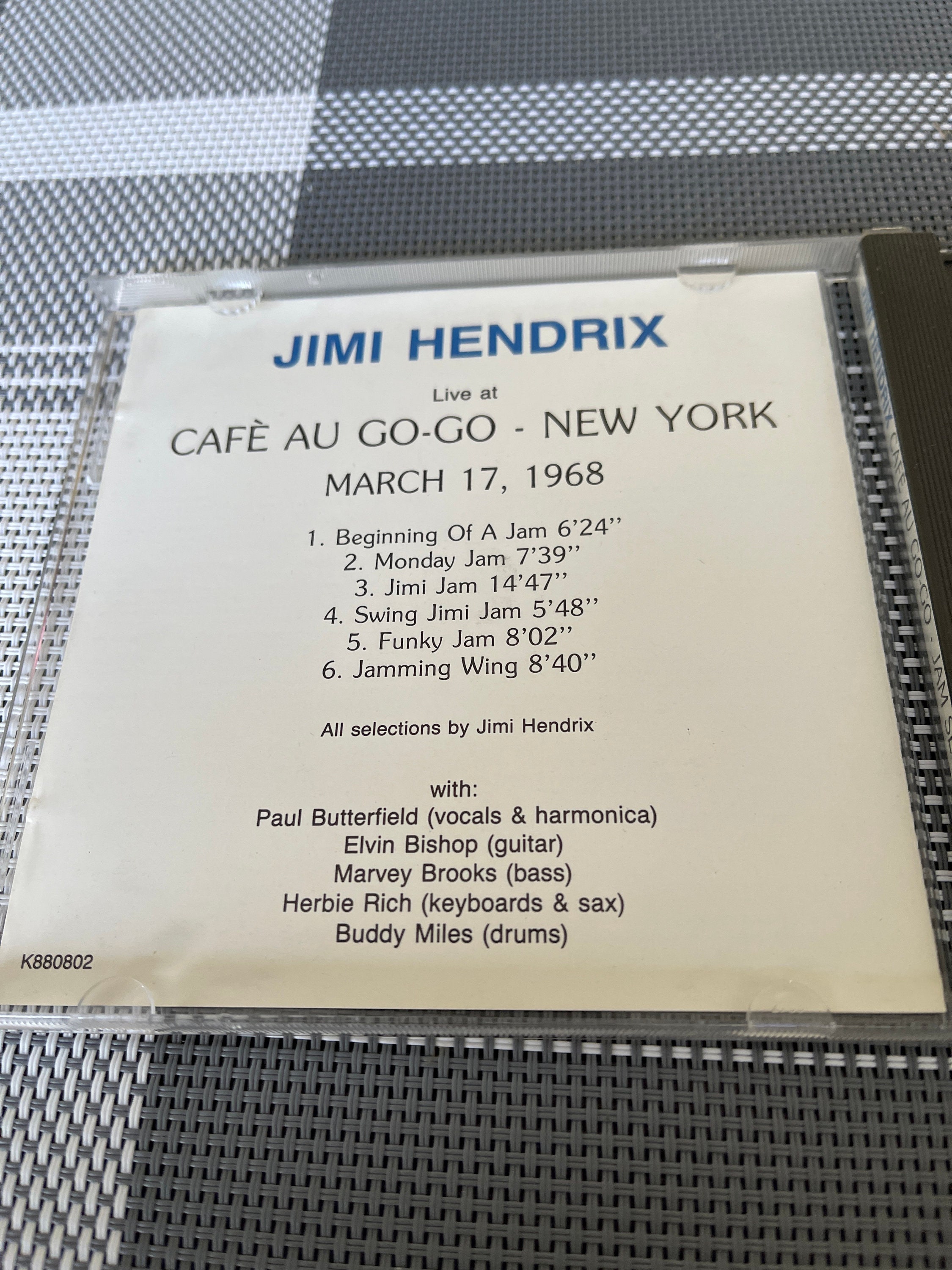 Jimi Hendrix Cafe Au Go Go Jam Session 3/17/68 - Etsy