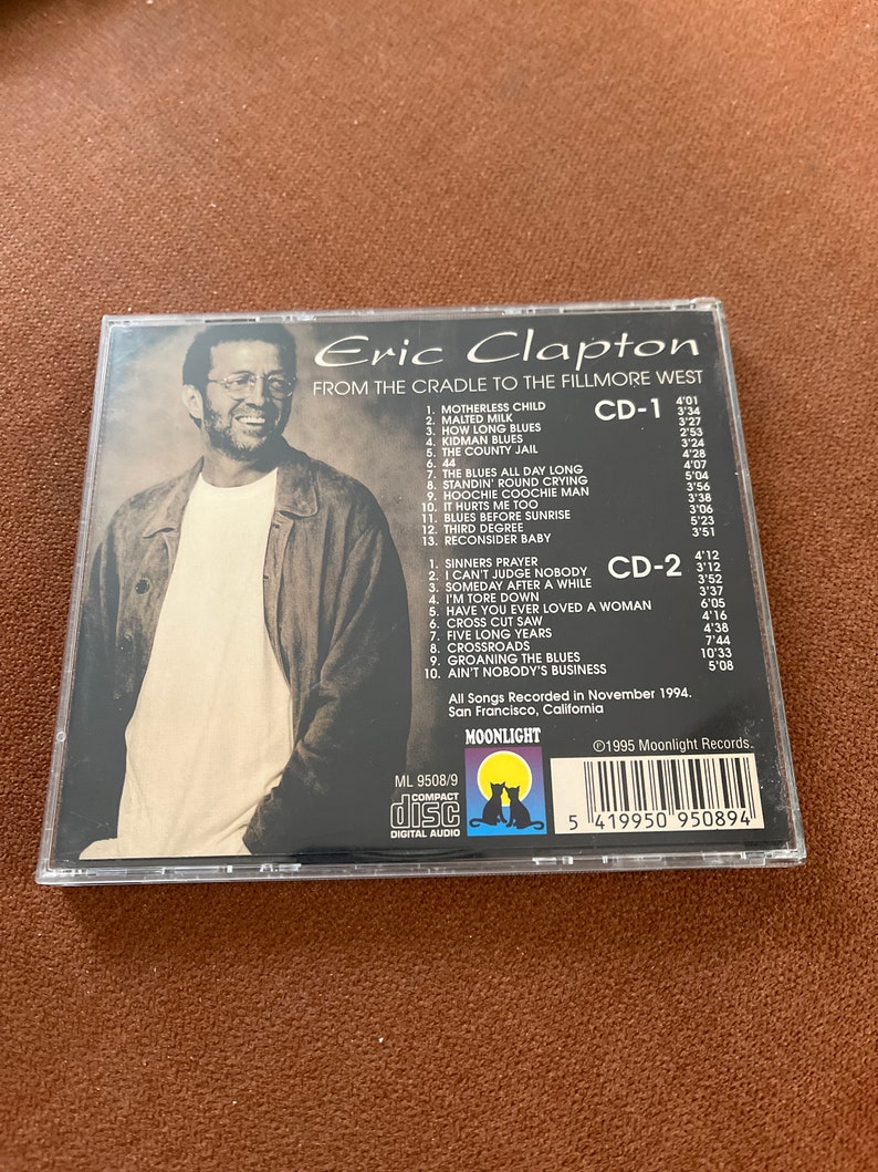 Eric Clapton From the Cradle to the Fillmore West Two Cd Set - Etsy