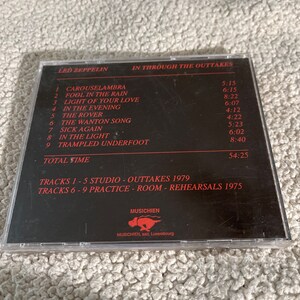 Led Zeppelin in Through the Outtakes Studio & Rehearsals - Etsy