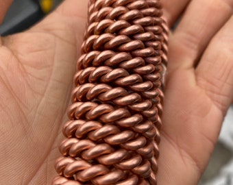 One Sacred Cubit Acuvac Coil Style Copper Tensor Energy Pendant small ...