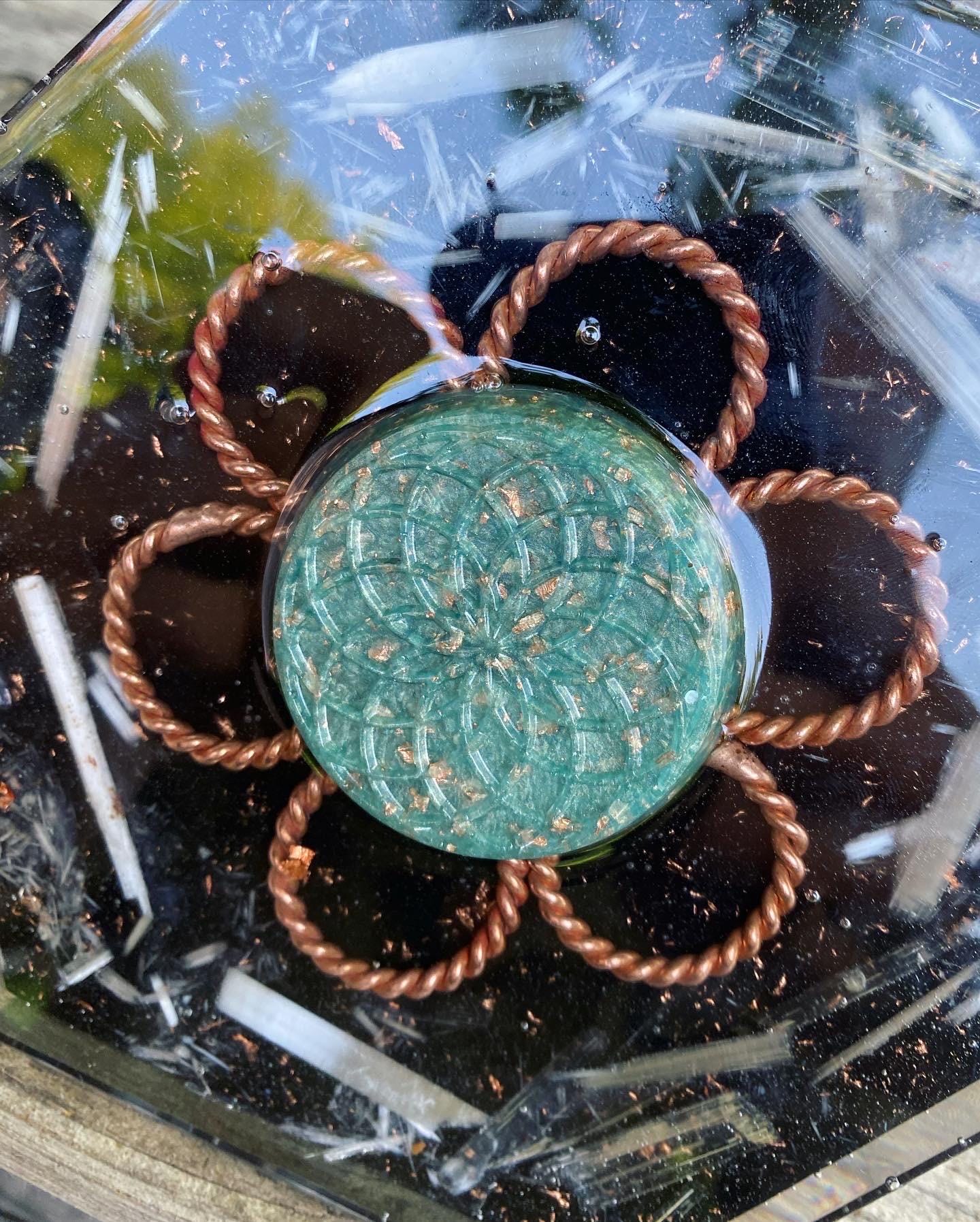 Hexagonal Orgone Pyramid - Etsy