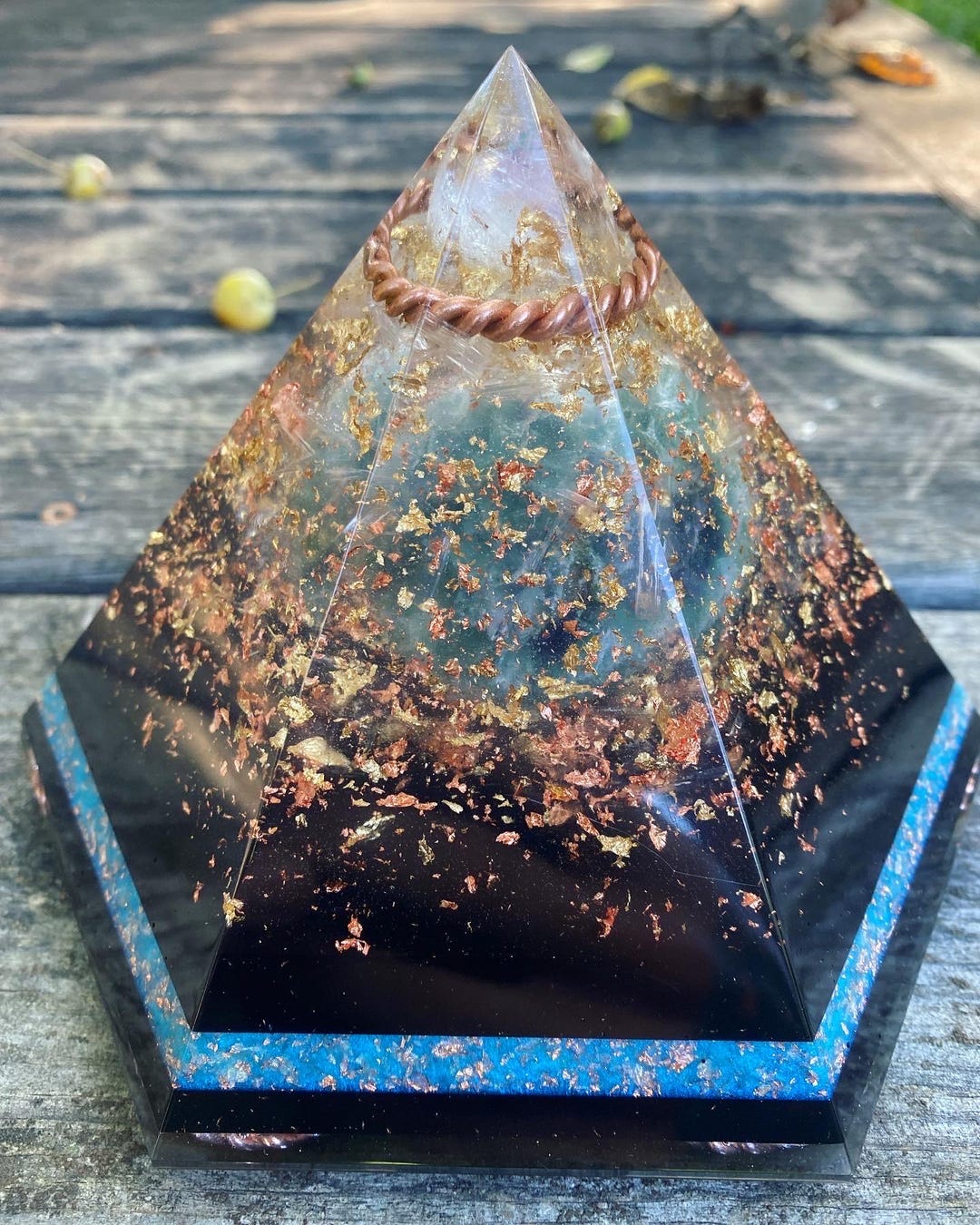 Hexagonal Orgone Pyramid - Etsy