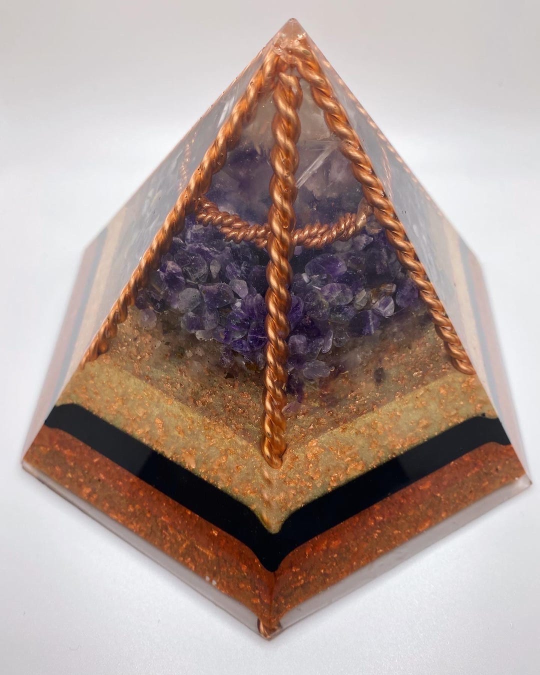 Hexagonal Orgone Pyramid - Etsy