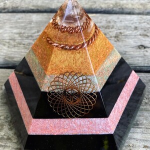 Hexagonal Orgone Pyramid - Etsy