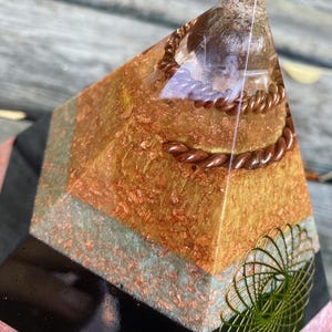 Hexagonal Orgone Pyramid - Etsy