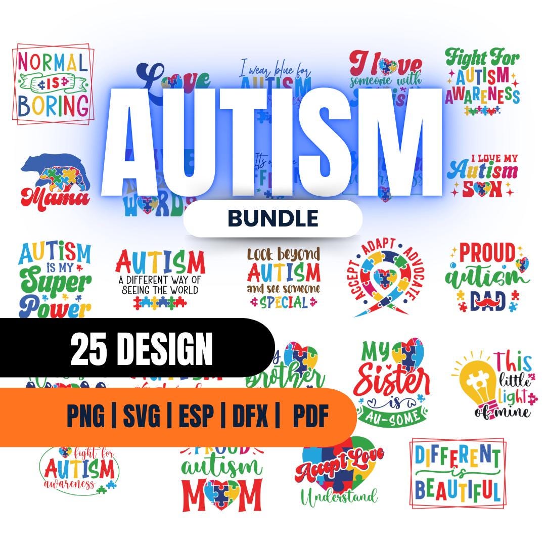 Autism Awareness Clipart Bundle (digital Download) - Etsy