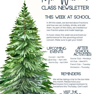 Woodlands Classroom Newsletter Bundle: Digital, Editable, Printable ...