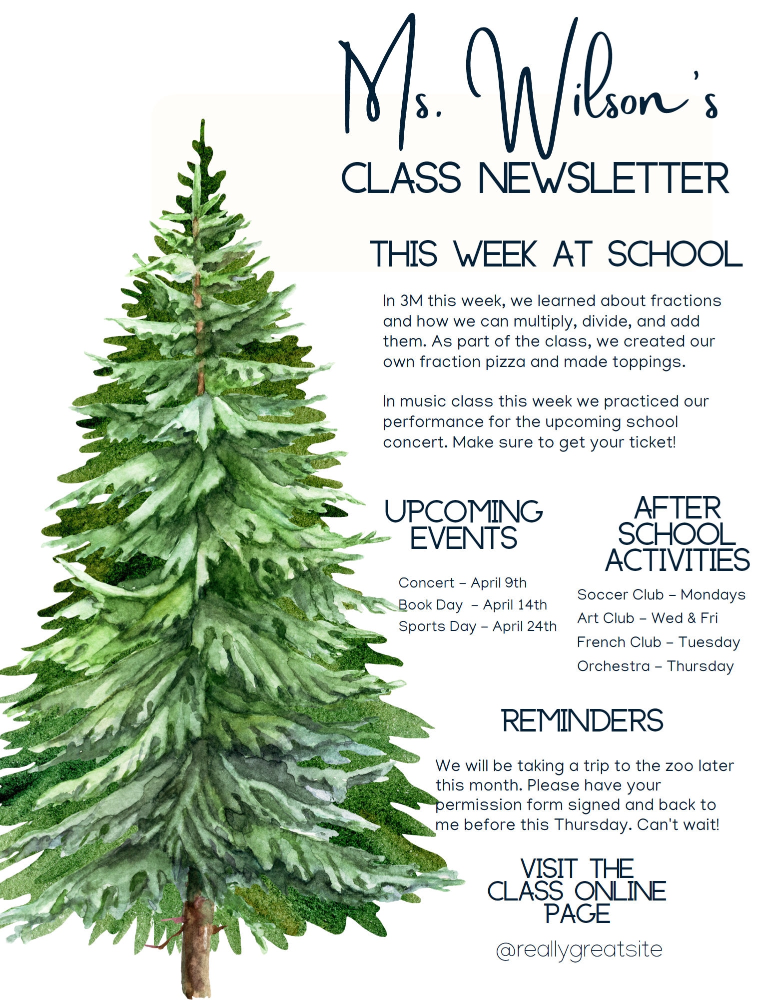 Woodlands Classroom Newsletter Bundle: Digital, Editable, Printable ...