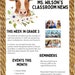 Cow Print Classroom Newsletter Bundle: Digital, Editable, Printable ...