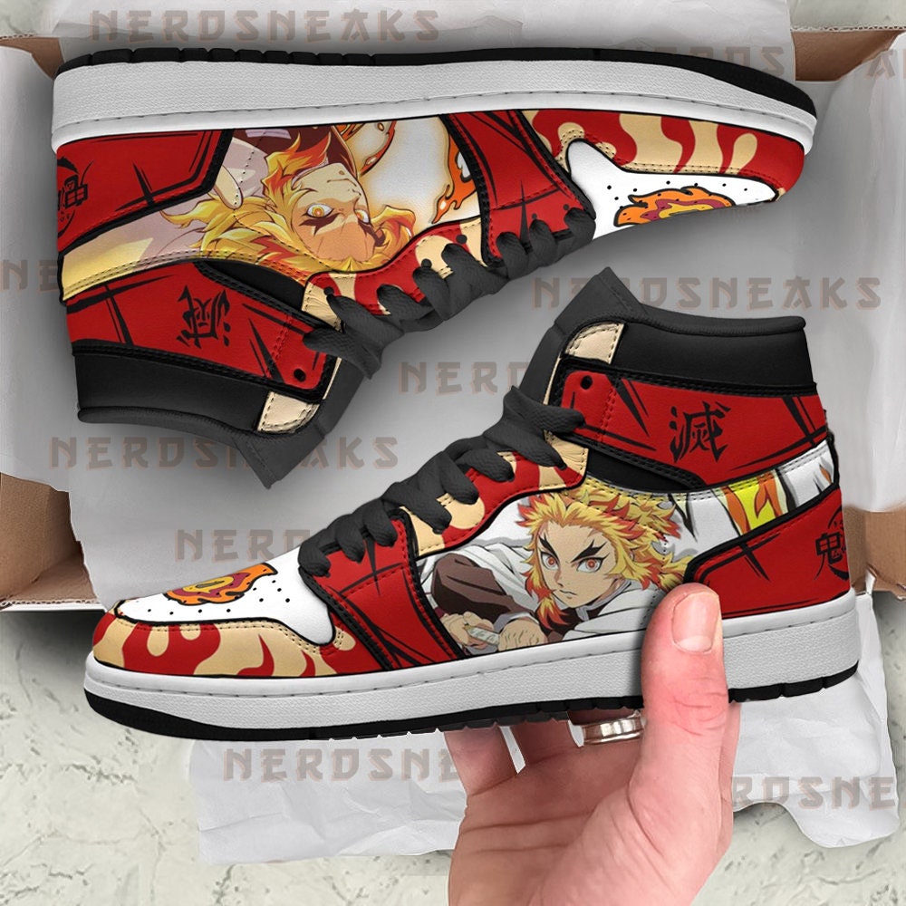 Rengoku Kyojuro Shoes Anime Boot Sneakers - Etsy