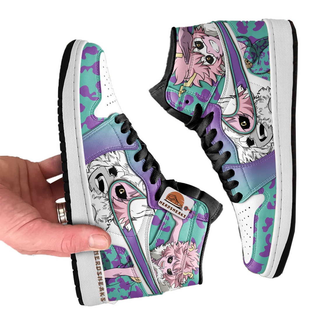 Mina Ashido Sneakers Custom MHA Manga Anime Shoes - Etsy