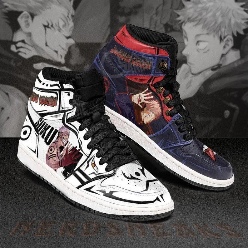 Sukuna and Itadori Sneakers Custom Anime Shoes - Etsy Australia