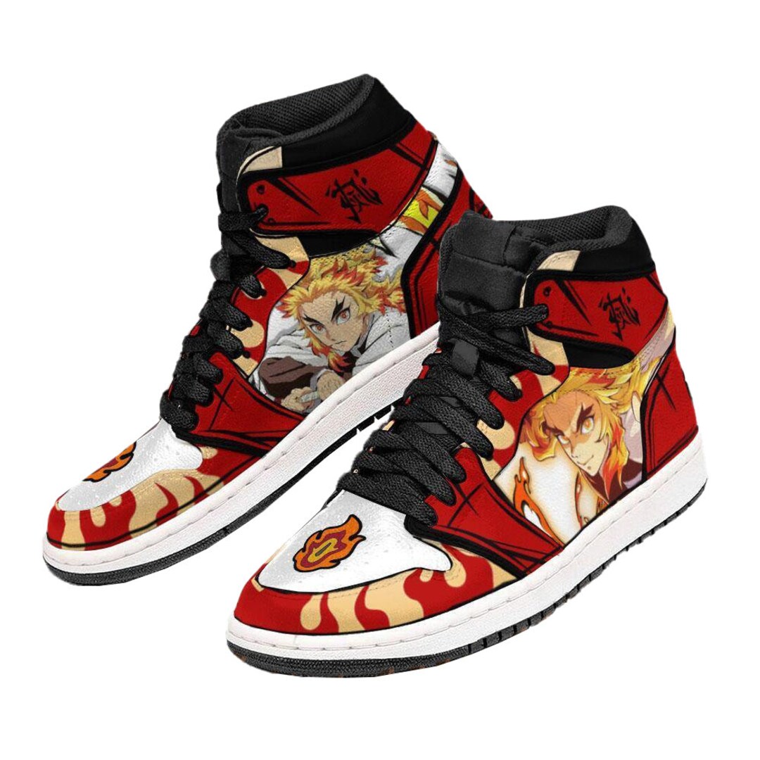 Rengoku Kyojuro Shoes Anime Boot Sneakers - Etsy