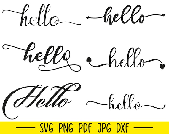 Hola svg hola svg bundle hola signo svg hola hola cortar - Etsy México