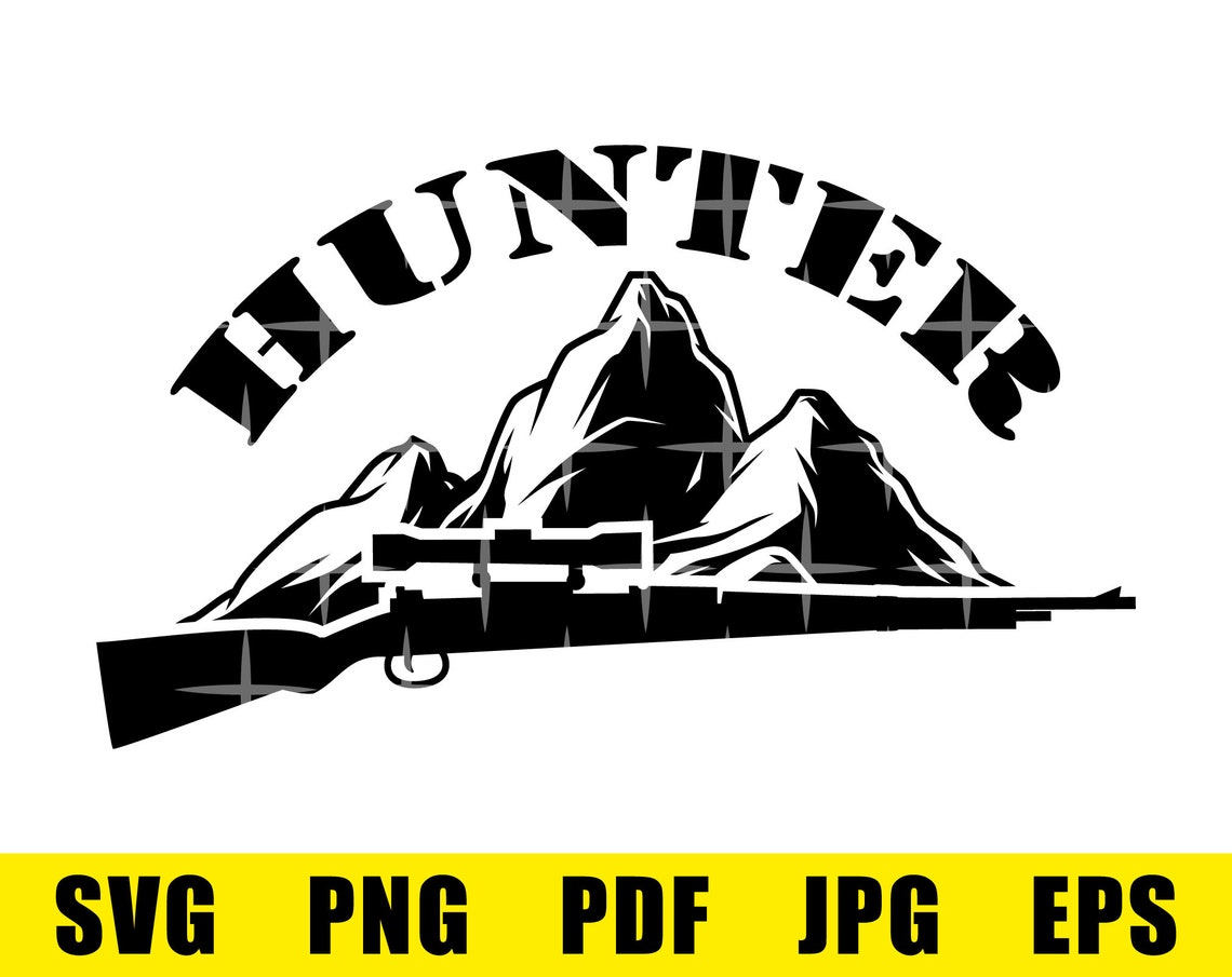 Hunter Svg, Hunt Svg, Hunting Svg, Deer Head Svg, Deer Hunting Svg ...