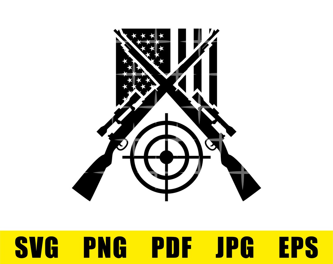 Hunt Svg, Hunting Svg, Deer Hunting Svg, Gun Svg, Rifle Svg, American ...