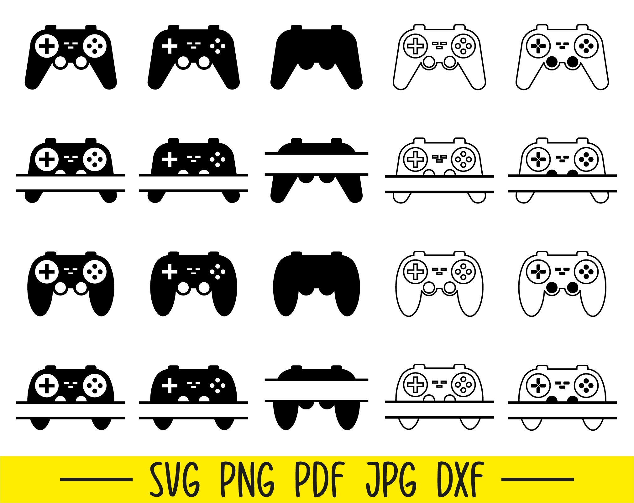 Game Controller Svg, Gamer Svg, Game Controller Frame Svg, Game Day Svg ...