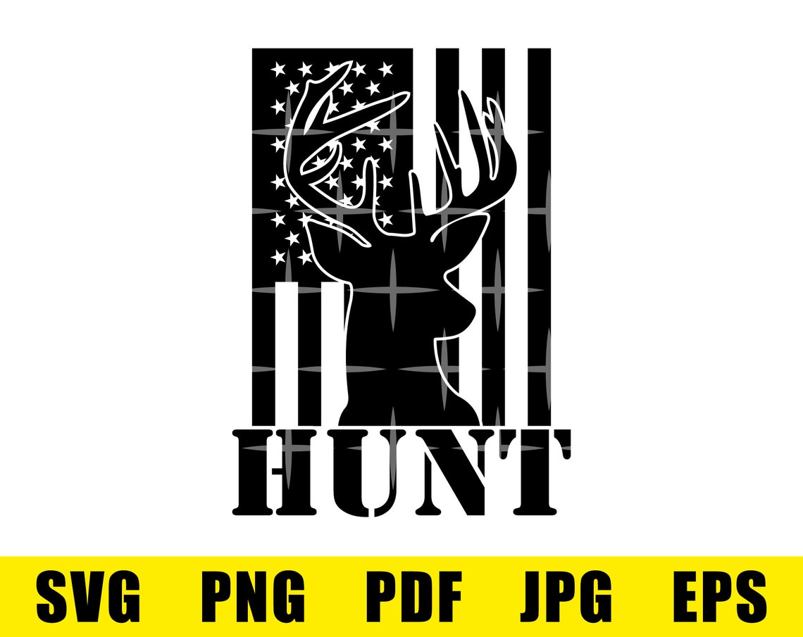 Hunt Svg, Hunting Svg, Deer Head Svg, Target Svg, Deer Hunting Svg ...